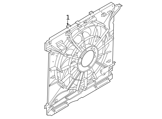 P1MZ-8C607-A - Fan Assembly 2020-2024 Ford | Ford Parts Direct