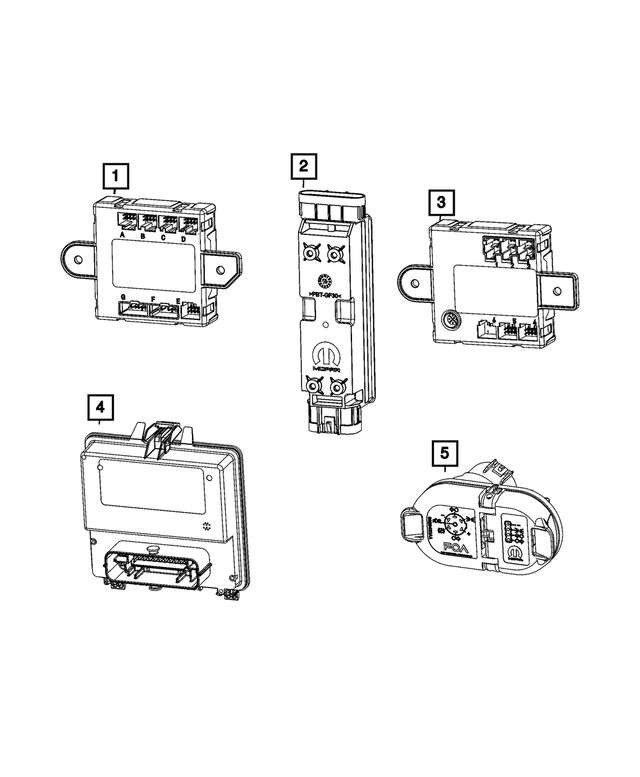 2023 Chrysler Pacifica Lift-Gate Module 68591408AB | Mopar eStore