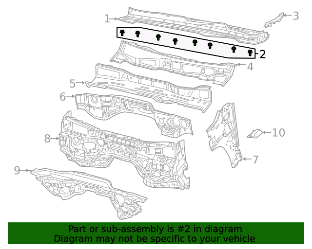 2011-2024 Mopar Rocker Panel Molding Rivet 06509049AA | Mopar Parts Canada