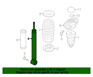 2005-2018 Volkswagen Jetta Suspension Shock Absorber 1K0-513-029-HK ...
