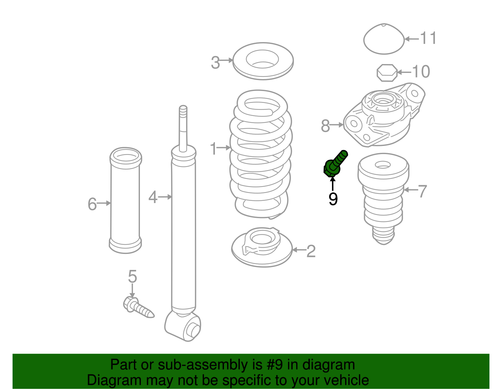 2004-2024 Volkswagen Shock Mount Bolt N-910-661-01 | OEM Parts Online