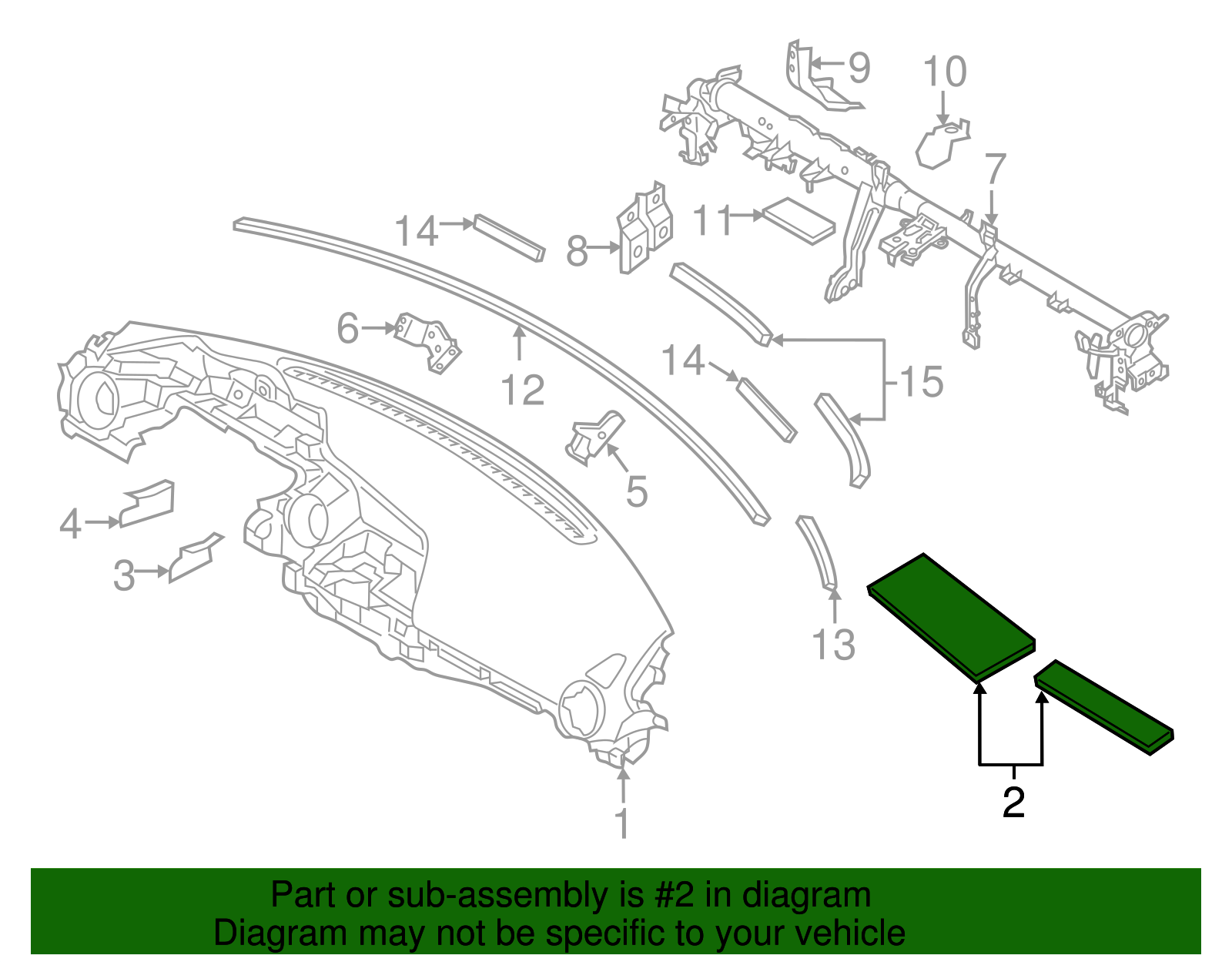 2024 Mazda MX-5 Miata Instrument Panel Spacer N452-55-180 | Mazda-Parts