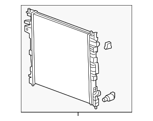 2018-2019 Chevrolet Traverse Engine Radiator 84569931 | GMPartsDirect.com