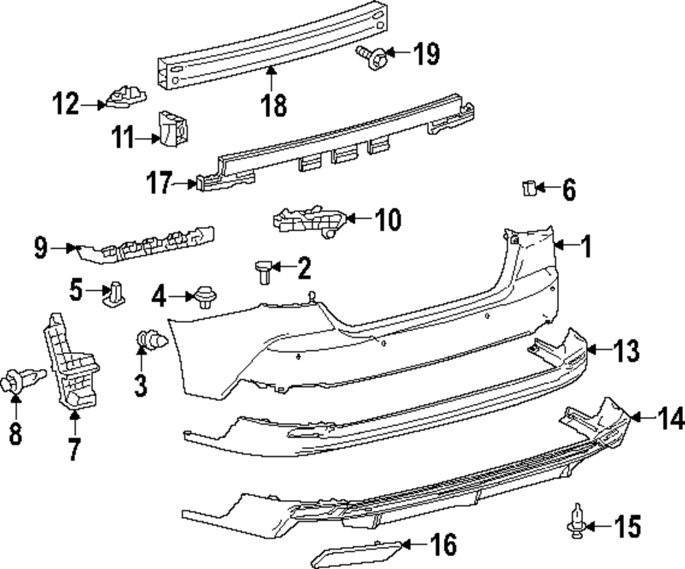52159-AQ900 - Bumper Cover - 2025 Toyota Camry | OEMGenuineParts.com