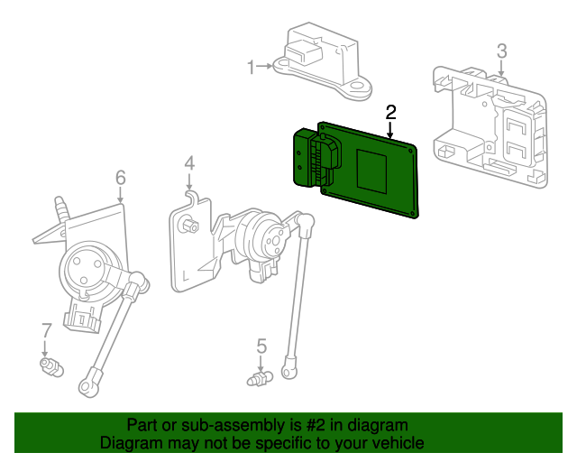 2012-2013 Chevrolet Camaro Active Suspension Control Module 22912414 ...