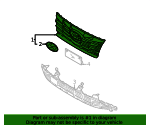 2022-2024 Hyundai Tucson Upper Grille 86350-N9000 | OEM Parts Online