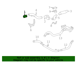 17B13-77030 - Connector Hose 2016-2020 Toyota Mirai | Bam Wholesale Parts