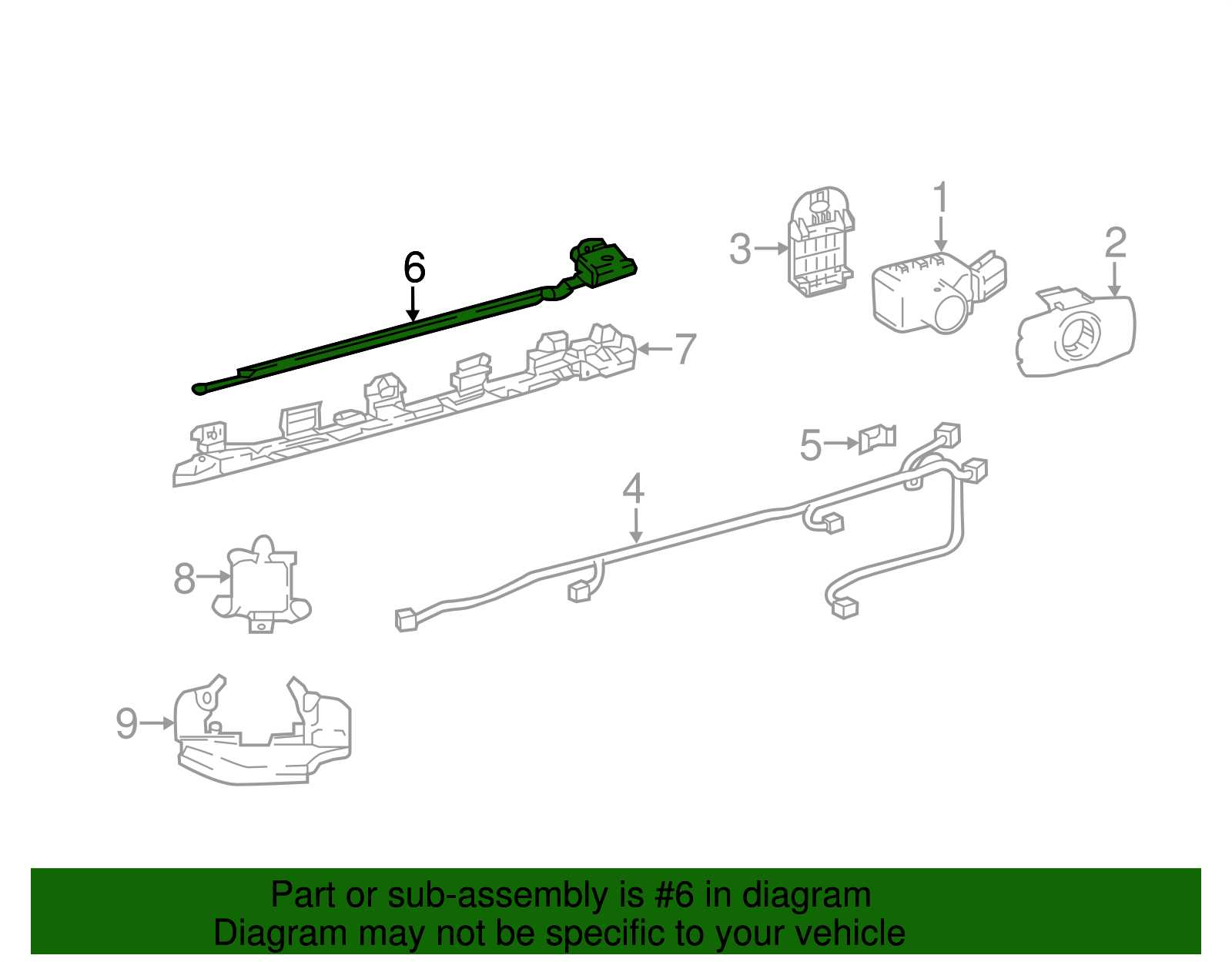 891B2-0W191 - High-Quality Liftgate Motion Sensor for 2018-2024 Lexus ...