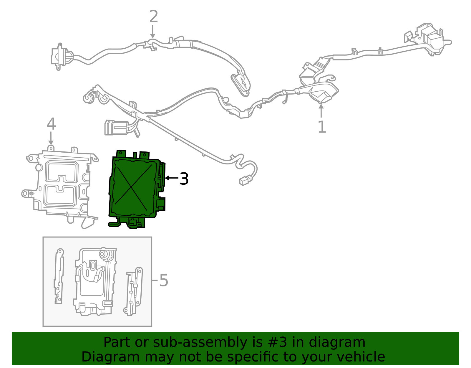 2025 Ford Police Interceptor Utility Drive Motor Inverter R1MZ-7B012-A ...