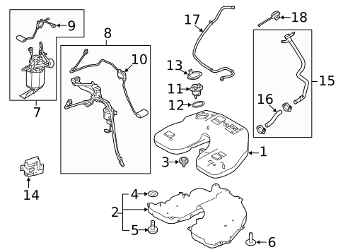 Fuel System Components for 2020 Land Rover Range Rover | OEM Parts Online