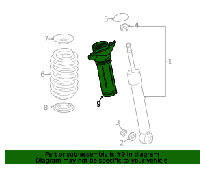 2018-2024 Toyota Suspension Shock Absorber Mount 48750-06300 | Toyota ...