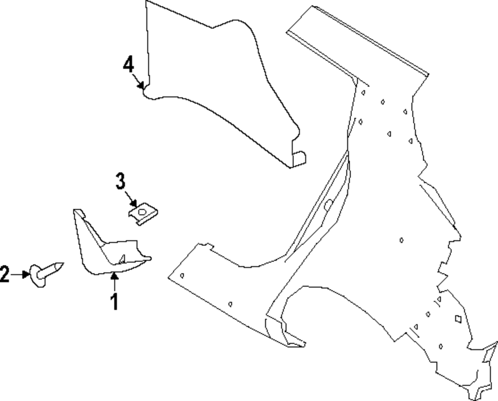 2018-2025 Nissan LEAF Protector 78877-5SA0A | Nissan Parts Plus
