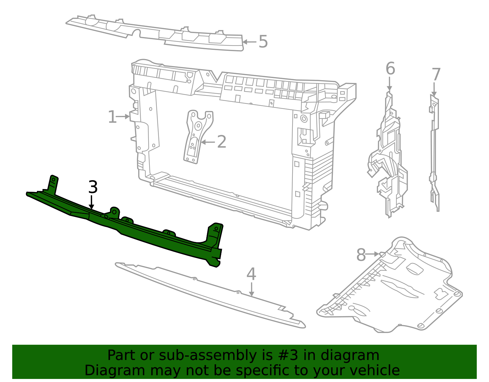 2022-2024 Volkswagen Taos Guide Support 2GJ-805-705-B | OEM Parts Online