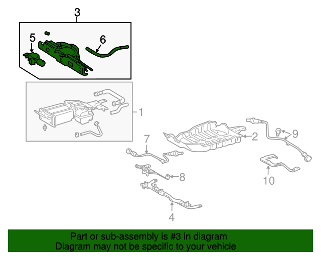 2006-2008 Lexus RX400h Control Valve 25701-20240 | OEM Parts Online