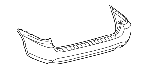 52159-AE900 - Cover Rear Bumper L T - 2004-2010 Toyota Sienna | Nucar ...