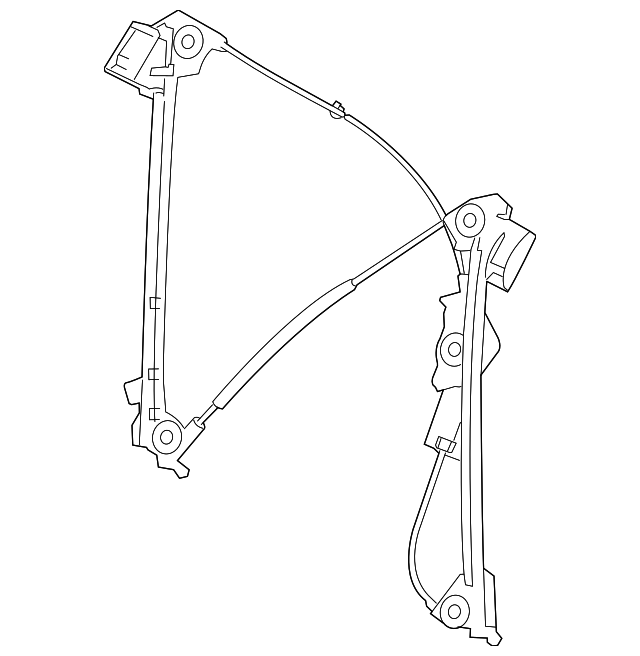 2005 Porsche Window Regulator 987-542-076-00 | OEM Parts Online