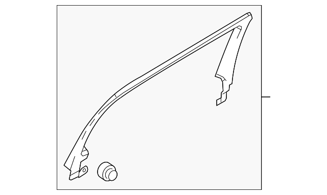 2010-2019 Lincoln MKT Upper Molding - Driver's Side (LH) AE9Z-7425505 ...