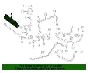 Genuine OEM Drive Motor Inverter Cooler | 099-500-50-03 | Fits Select ...