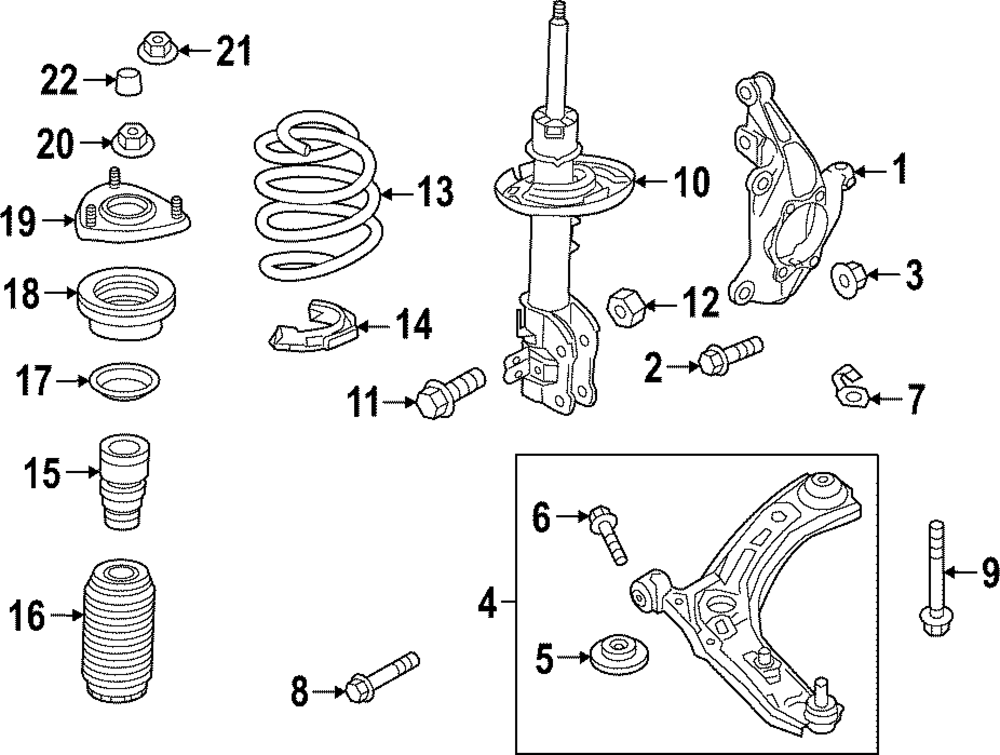 2019-2022 Mazda 3 Coil Spring BEDR34011A | Retail Performance Auto Parts