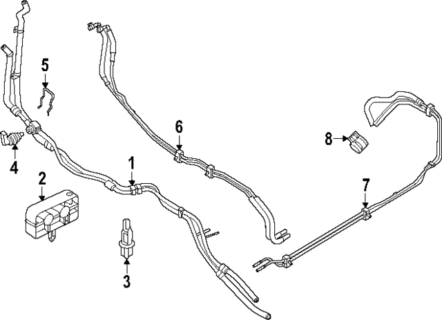 2023-2024 Ford Lower Hose & Tube Clamp W527351-S444 | QuirkParts
