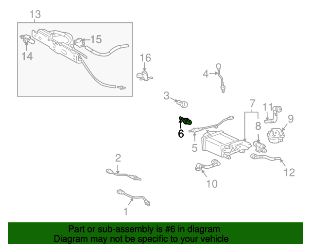 2002-2010 Toyota Temp Sensor 89422-33020 | OEM Parts Online