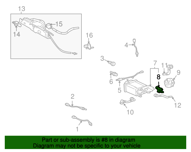 2003-2006 Toyota Vapor Canister Purge Solenoid 90080-91224 | OEM Parts ...