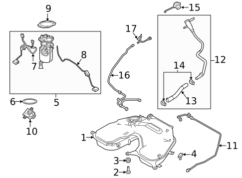 Fuel System Components for 2020 Land Rover Range Rover | OEM Parts Online