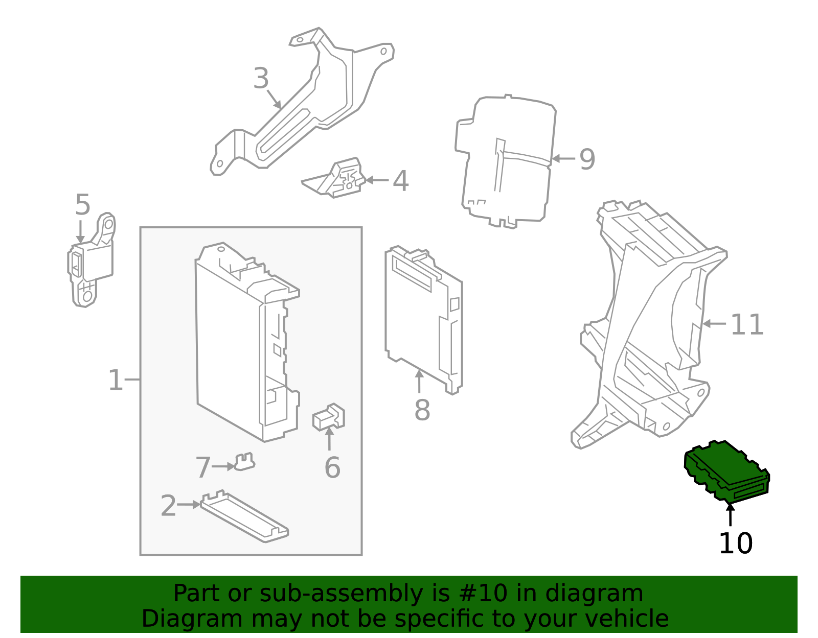 2018-2019 Toyota C-HR Module 89111-10040 | Toyota Parts Center