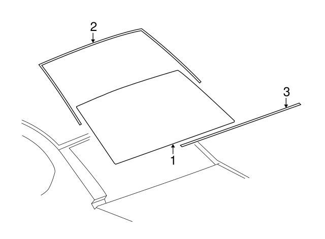 2004-2007 Chevrolet Malibu Lower Molding 10356099 GM | GMPartsDirect.com