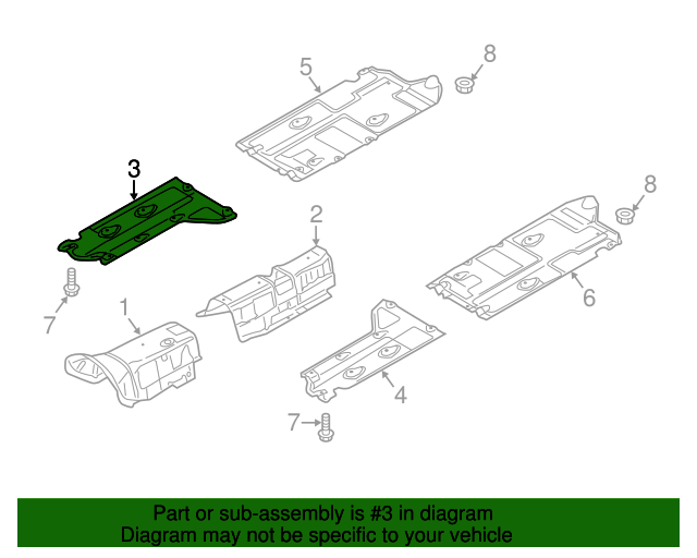 84145-D2000 - Under Cover - 2017-2021 Genesis G90 | World OEM Parts Hyundai