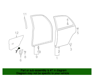 1998-2022 Toyota Door Trim Panel Grommet 90189-06197 | Camelback Toyota ...