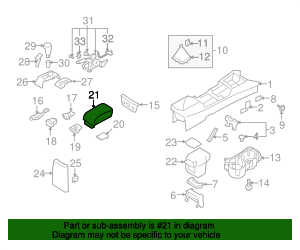 84660-2L000-WB - High-Quality Console Armrest for 2009 Hyundai Elantra ...