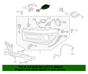 2018-2020 Audi Led Unit 80A-998-474 | OEM Parts Online