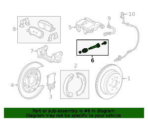 2015-2022 GM Rear Brake Caliper Guide Pin 84272369 GM | GMPartsDirect.com