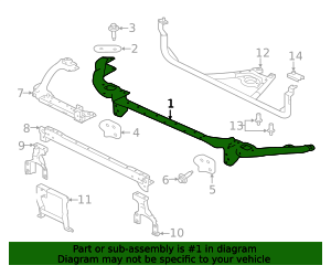 2017-2023 Jaguar F-Pace Upper Tie Bar T4A40750 | Jaguar Annapolis Parts