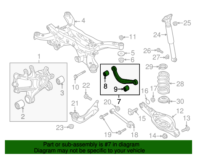 KB7W-28-C10 - Upper Control Arm - 2013-2023 Mazda CX-5 | Mazda Swag