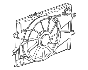 2010-2017 GM Engine Coolant Fan Shroud 84145767 GM | GMPartsDirect.com