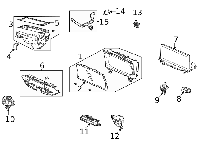 78200-TYB-A01 - Head-Up Display - 2022-2024 Acura MDX | All Discount ...