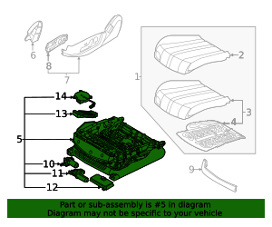88500-AR010-NNB - Track Assembly Left-hand 2022-2024 Genesis GV70 ...