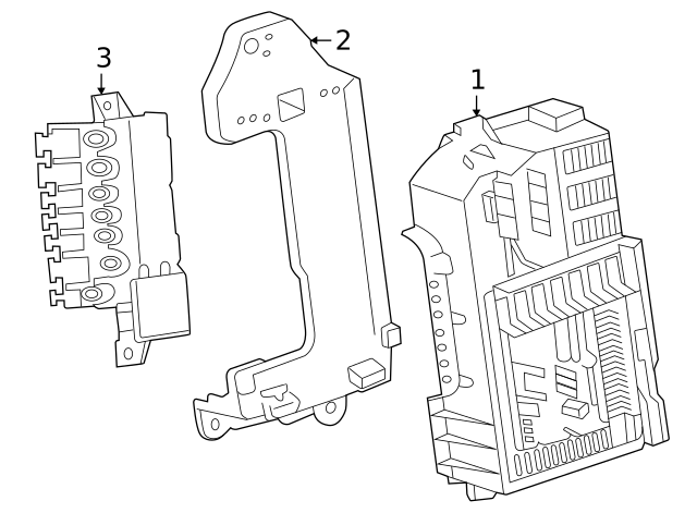 223-540-30-15 - Fuse Box 2023-2024 Mercedes-Benz S 580e ...