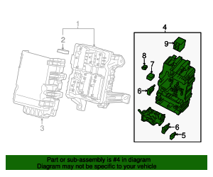 2014 GM Driver Side Fuse Block 22988418 GM | GMPartsDirect.com