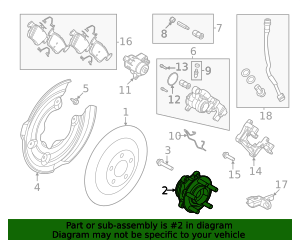 Ford Dealership 2021-2024 Ford Mustang Mach-E Hub Assembly LJ9Z-1104-B ...