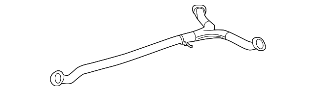 17420-F0110 - Pipe Assembly, Exhaust, Center - 2018-2024 Toyota Camry ...