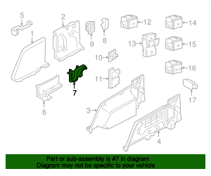 Genuine OEM Carpet Retainer Part# LR081303 Fits 2017-2020 Land Rover ...