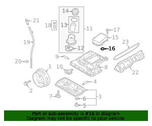 06M-117-070-G - Gasket 2018-2024 Audi | Audi OEM Parts