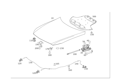 Engine Hood for 2016 Mercedes-Benz CLS400 | MB OEM Parts