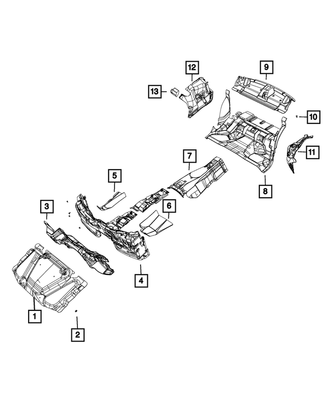 2011-2021 Mopar Dash Panel Silencer 68193723AC | Mopar Estores