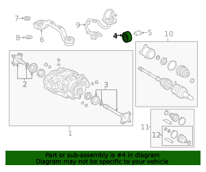 41651-48060 - Differential Mount - 2006-2020 Toyota | OEM Parts To You
