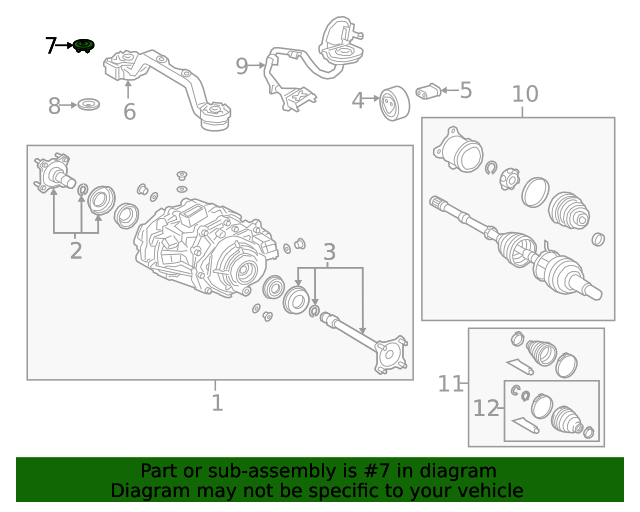 2019-2022 Toyota Support Bracket Stopper 41653-47010 | Toyota Parts Center