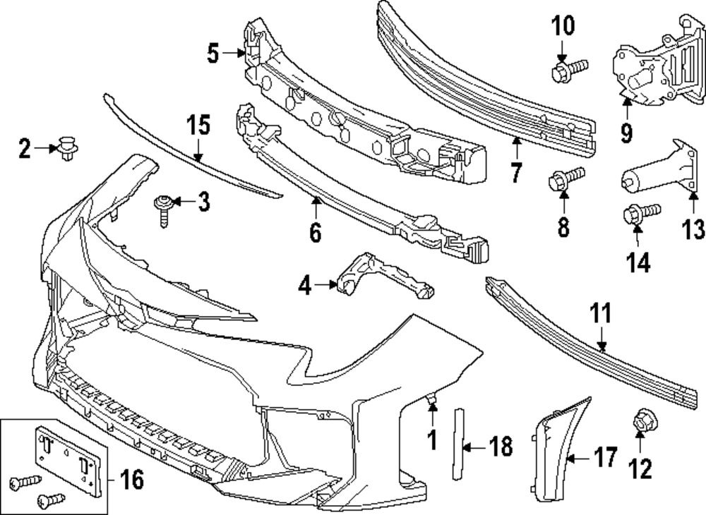 52112-12320-B0 - Bumper Extension 2025 Toyota GR Corolla | Longo Toyota ...